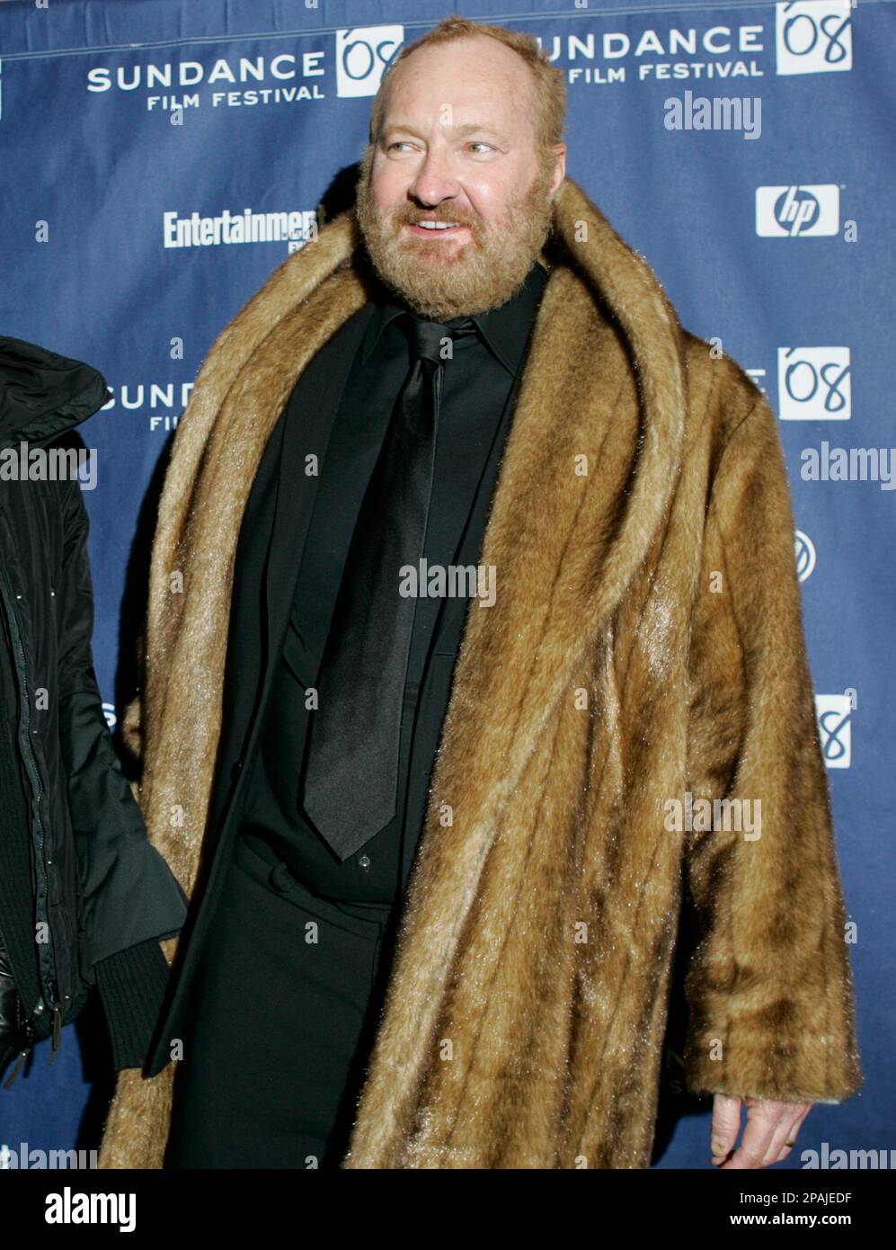 Randy Quaid, wearing what he said was fake fur, arrives at the premiere ...