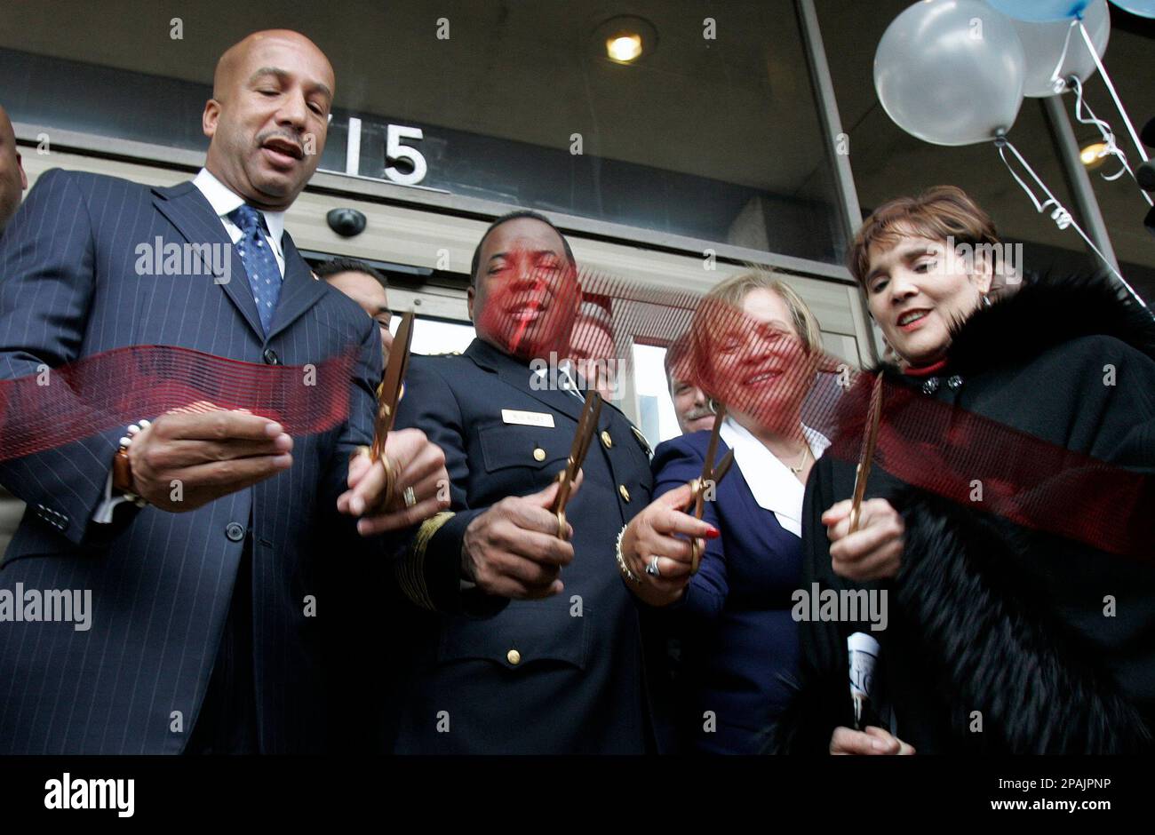 From left, to right, New Orleans Mayor Ray Nagin, Police Chief Warren ...