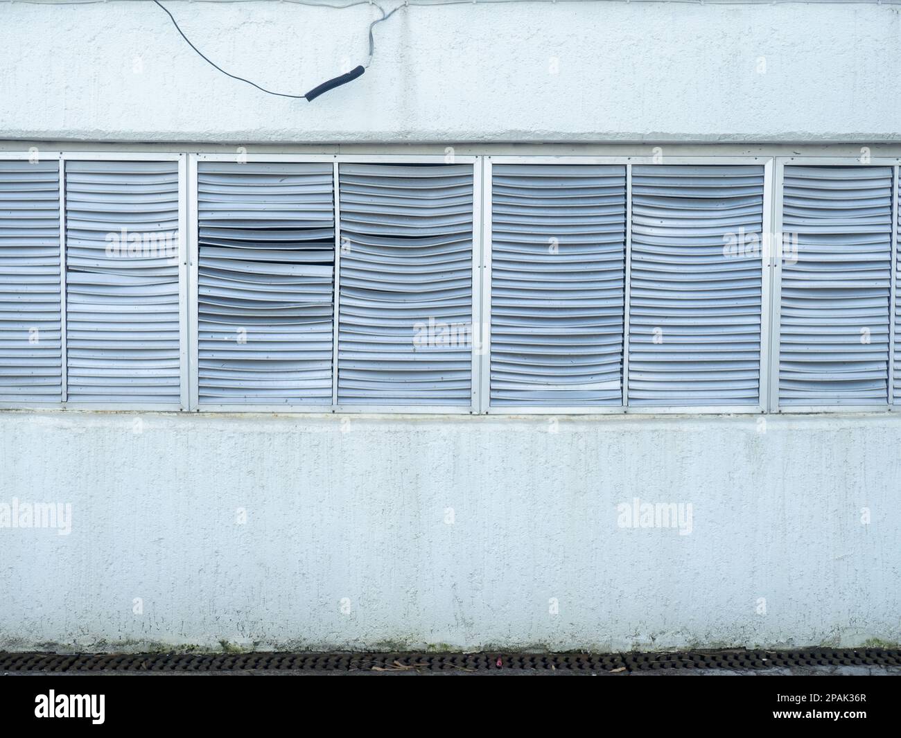 Utility room. Booth with iron shutters. Hidden from prying eyes. Light ...