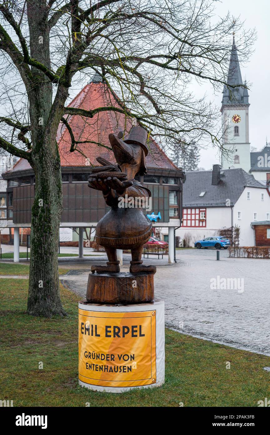 Schwarzenbach An Der Saale, Germany. 09th Mar, 2023. An Emil Erpel ...