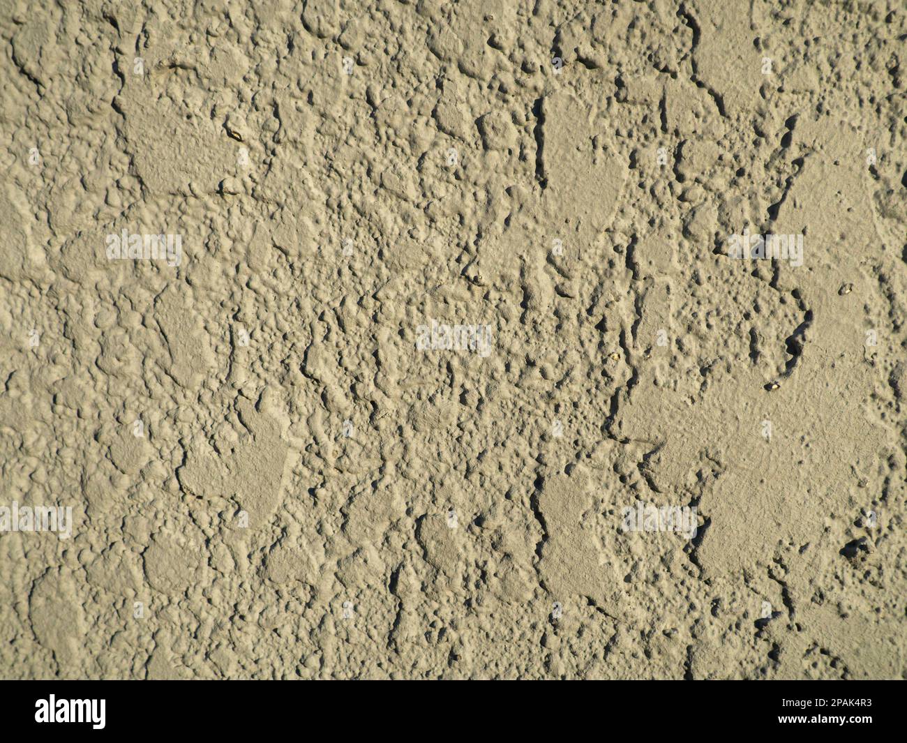 Rough light surface. Background from a stone wall. Cement stains. House ...