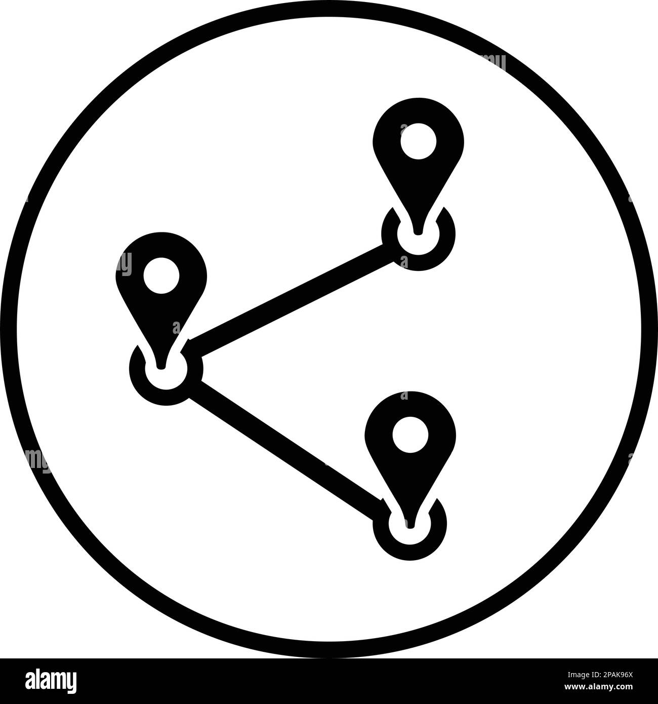 Location, route, direction icon. Beautiful design and fully editable ...