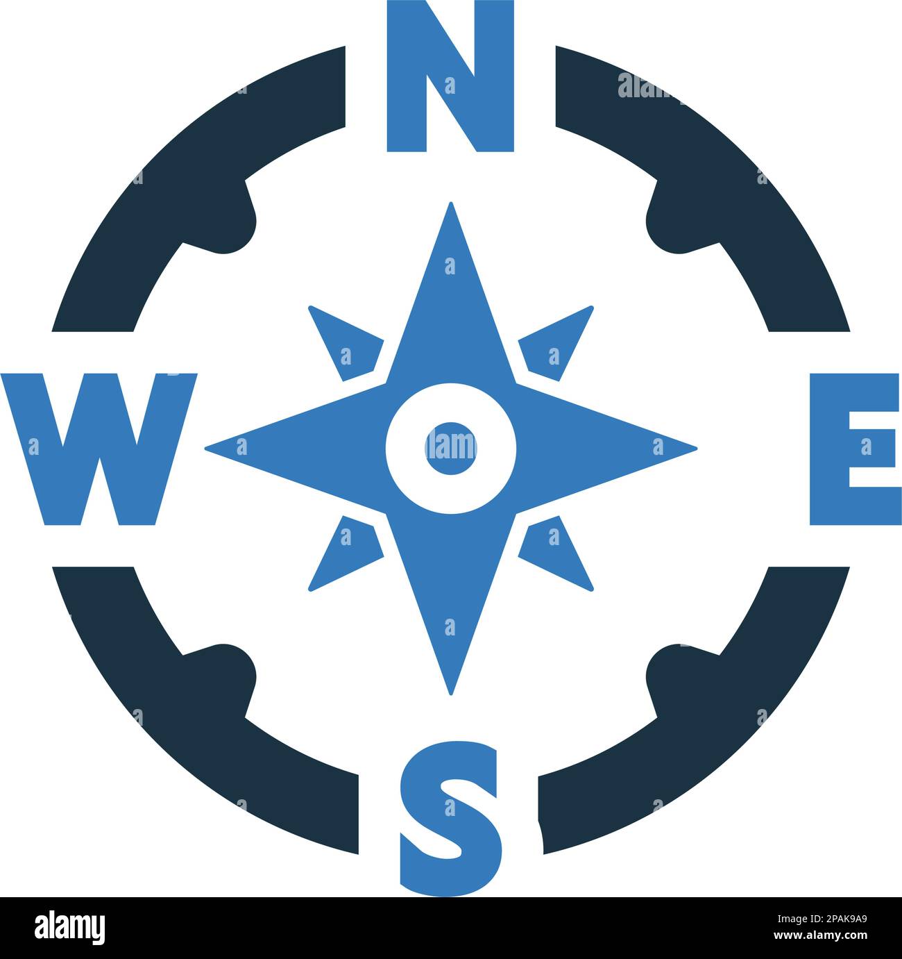 Navigation, Compass Icon. Beautiful design and fully editable vector ...