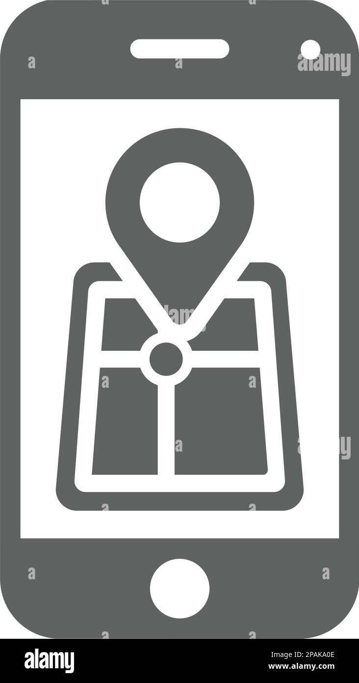 Gps, phone, location icon. Use for commercial, print media, web or any ...