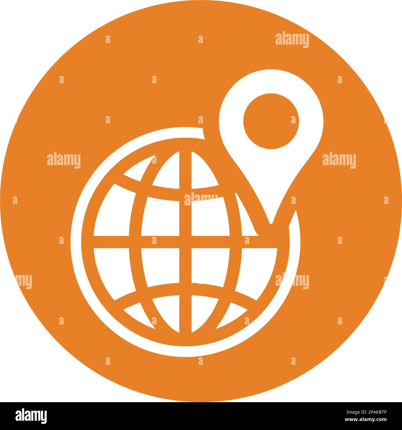 Global position, location icon. Use for commercial, print media, web or ...