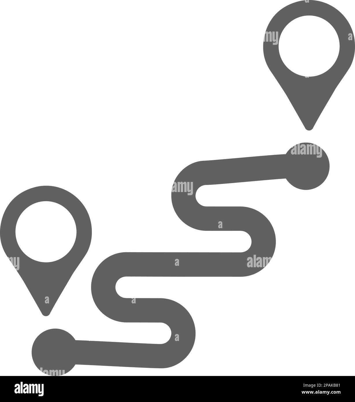 Location, road, route icon. Perfect use for print media, web, stock ...