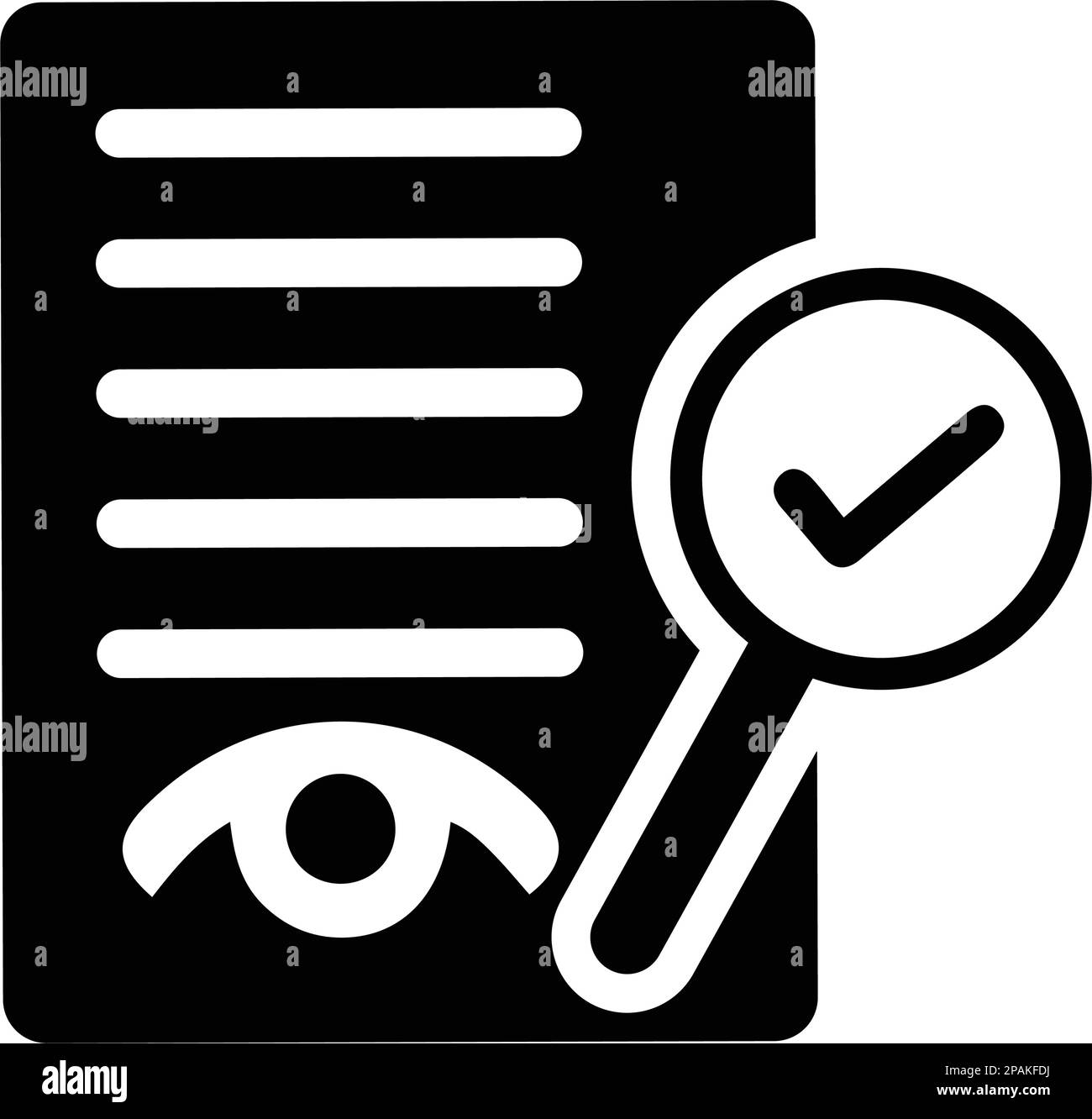 Proofreading Icon Is Isolated On White Background Use For Graphic And