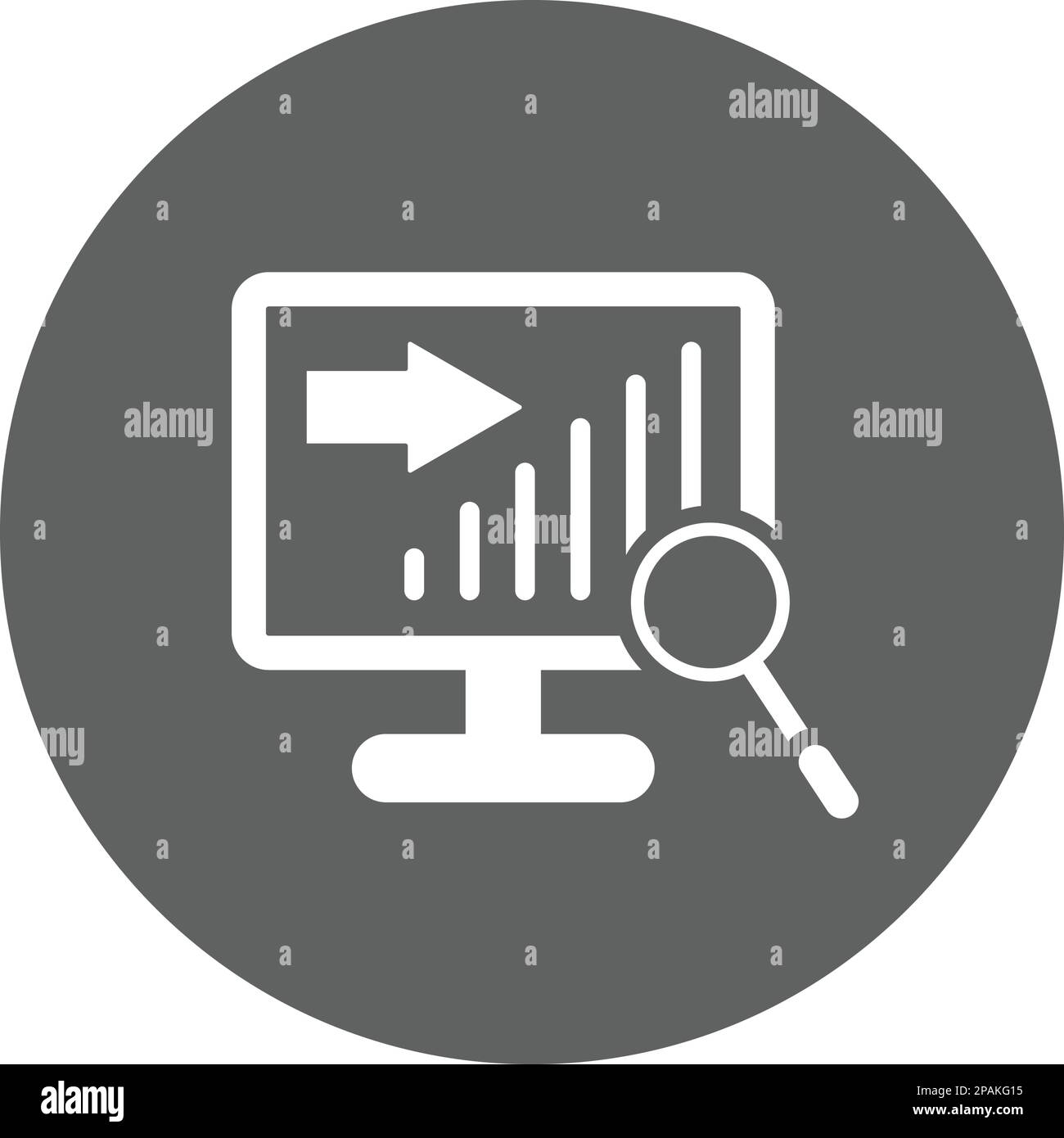 Web analytics icon - Use for commercial purposes, print media, web or ...