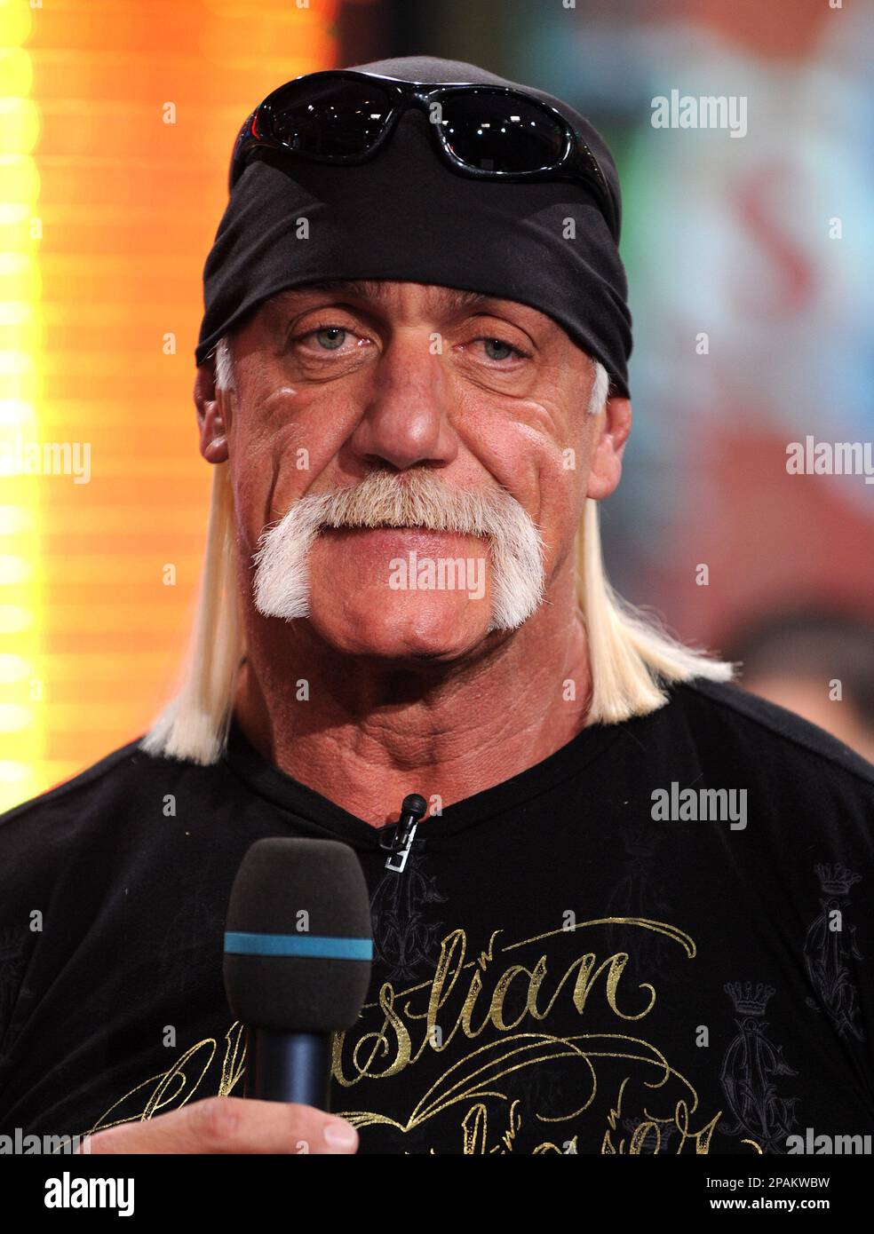 Wrestler Hulk Hogan, also known as Terry Bollea, makes an appearance at ...