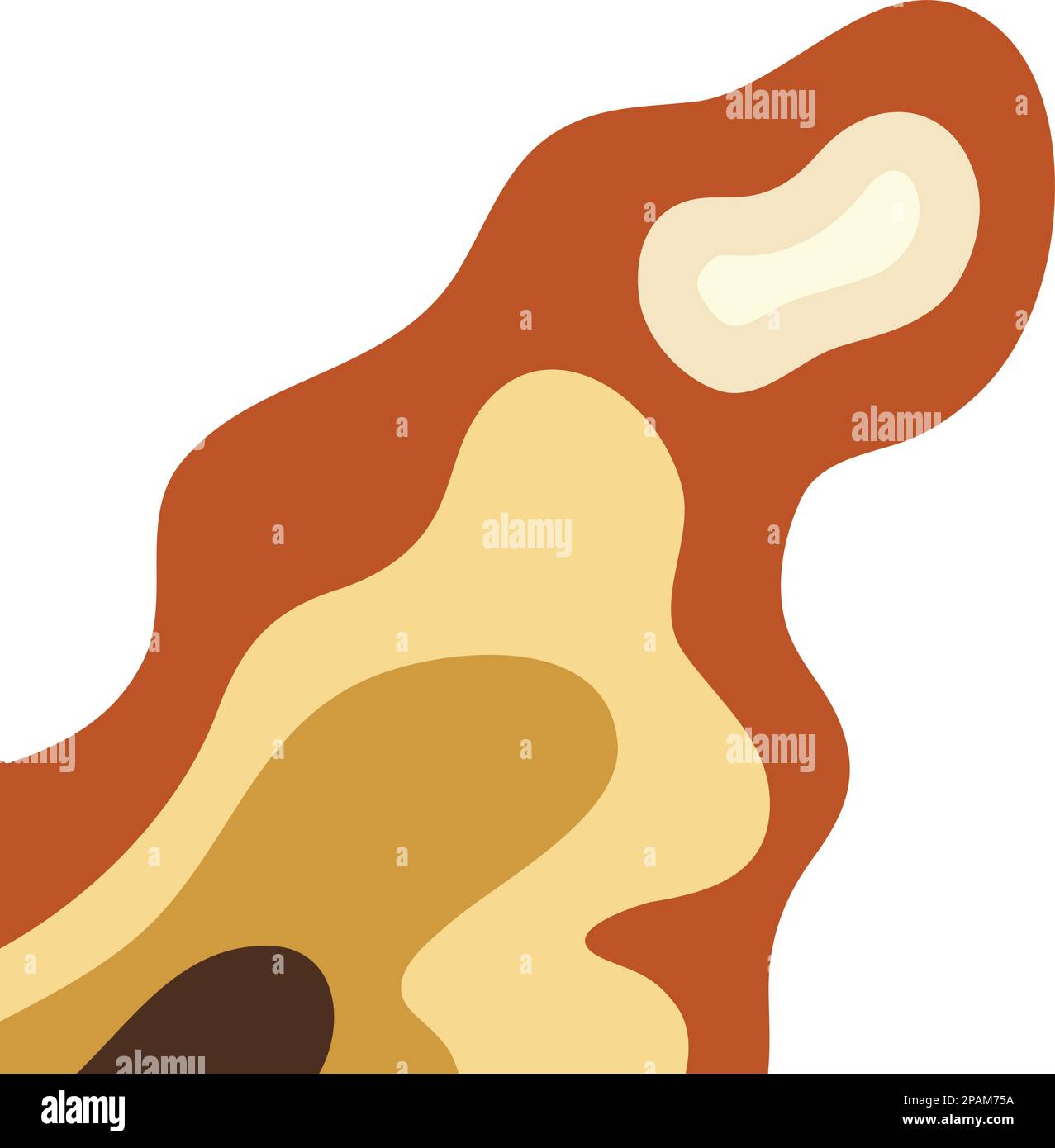Topography abstract map contour landscape corner and texture background ...