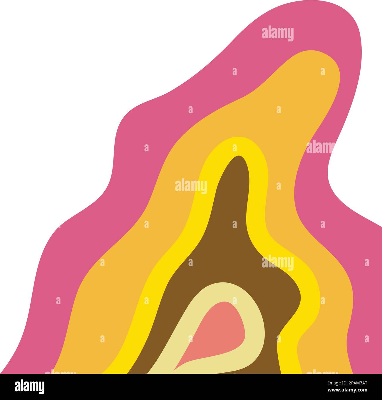Topography abstract map contour landscape corner and texture background ...