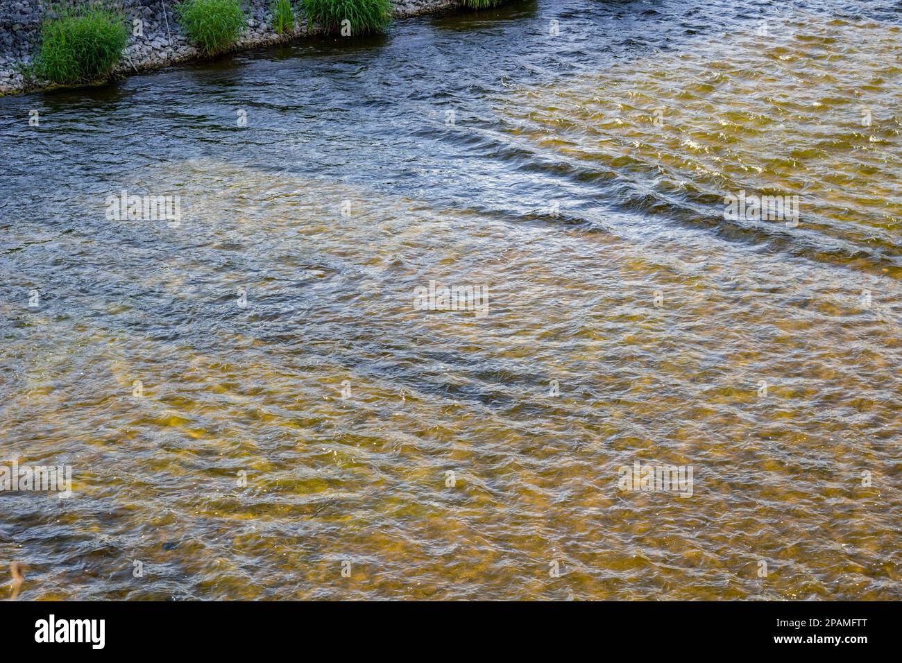 Ripples in shallow river water hi-res stock photography and images - Alamy