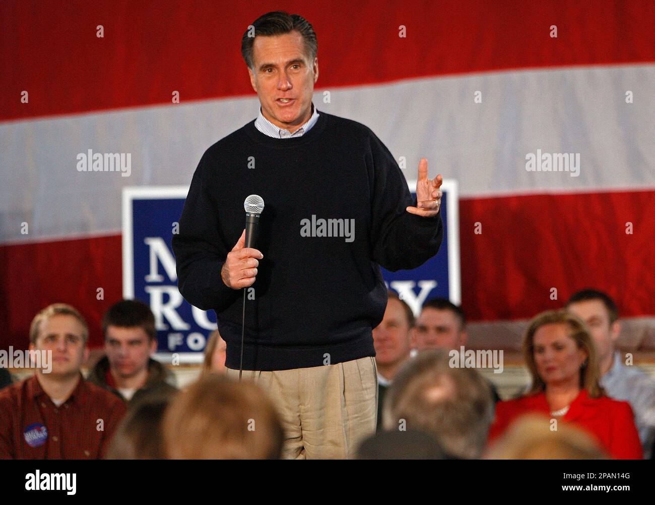Republican presidential hopeful, former Massachusetts Gov. Mitt Romney ...