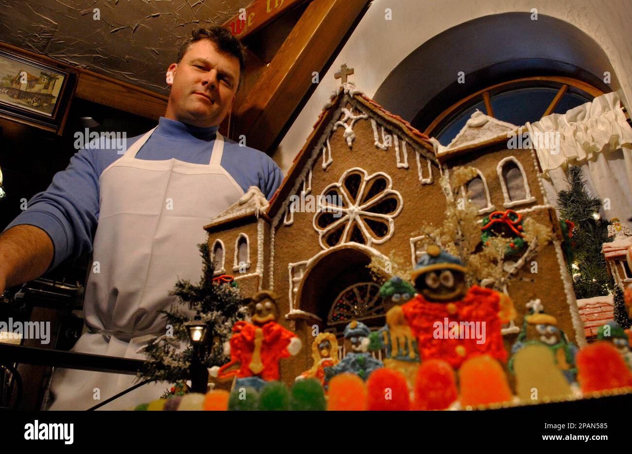 Robert Gladchuck, co-owner of Gladchuk Bros. Restaurant stands over a ...