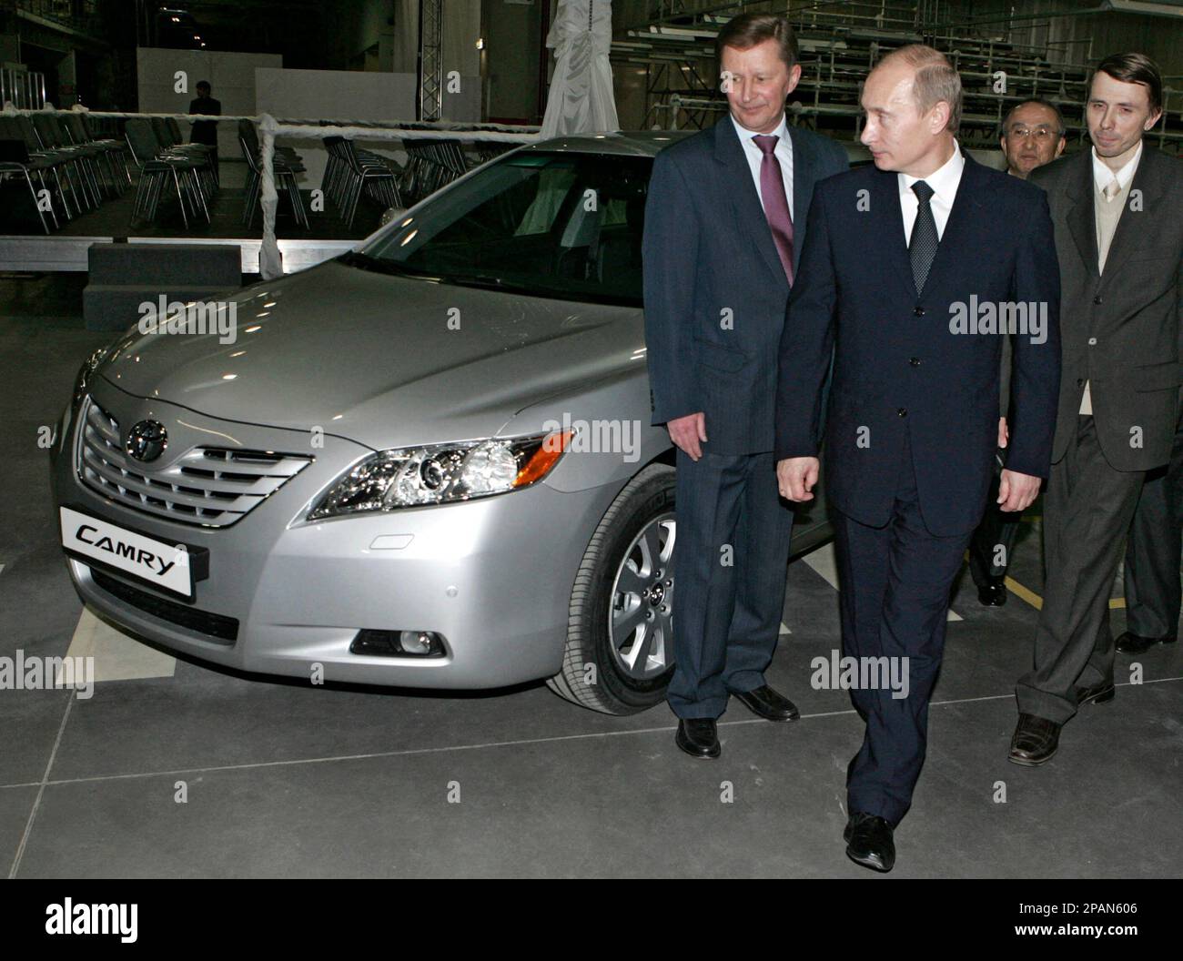 Russian President Vladimir Putin, front, and Russian First Deputy ...