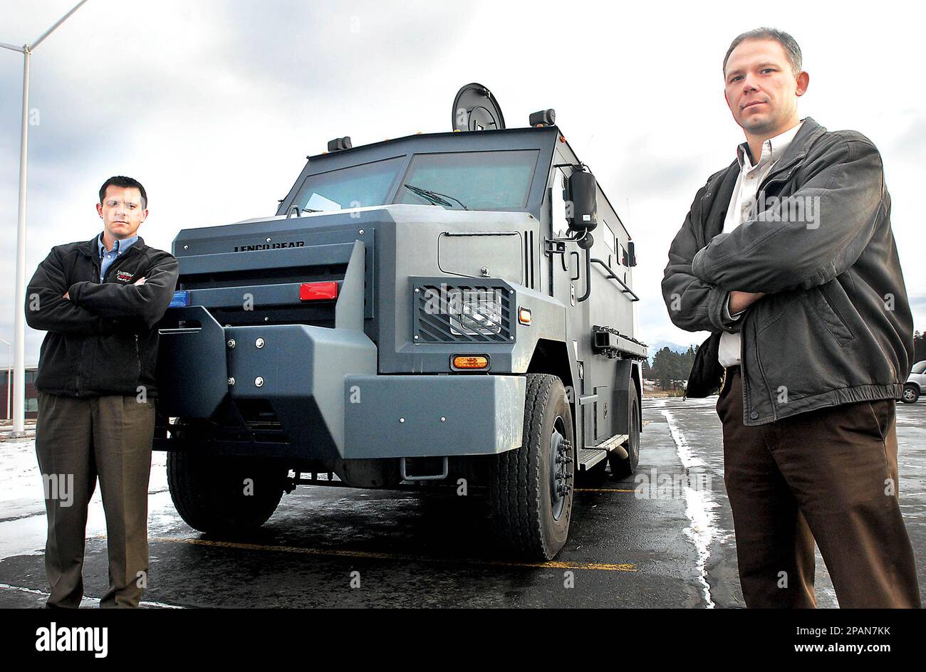 Kalispell Police Chief Roger Nasset, right, and SWAT Commander Tim ...
