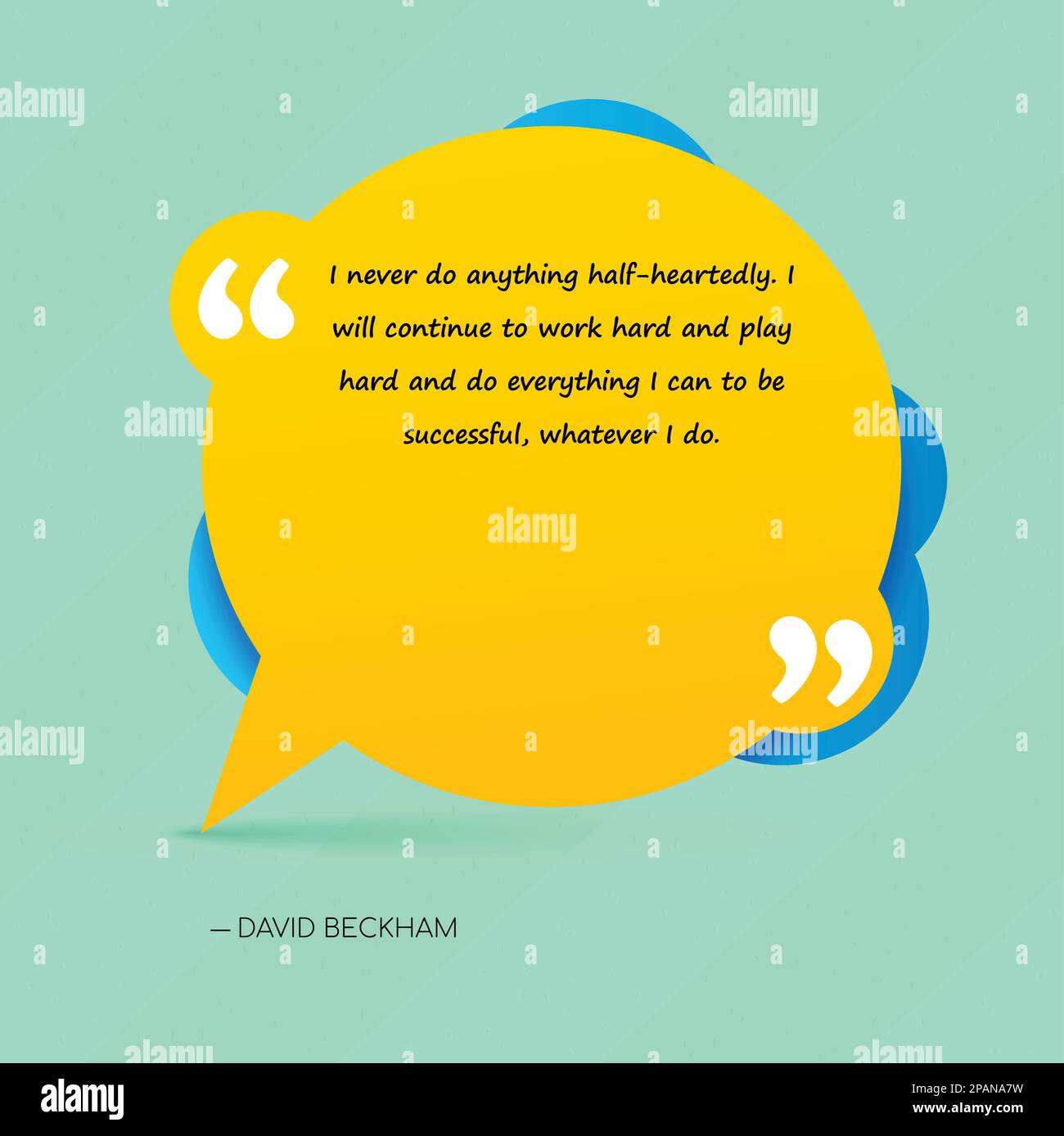 David beckham quotes hi-res stock photography and images - Alamy