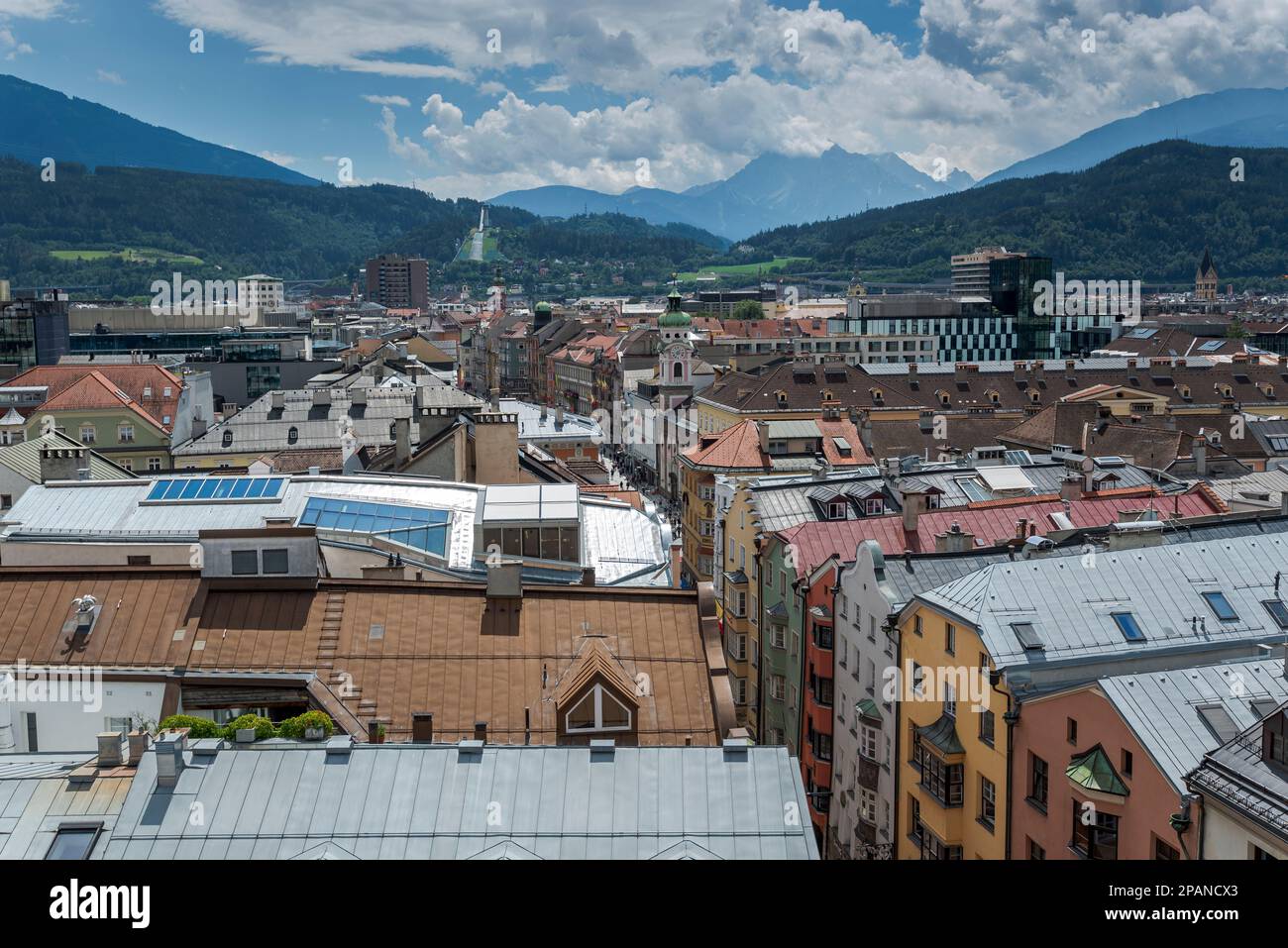 Aerial view of innsbruck hi-res stock photography and images - Alamy