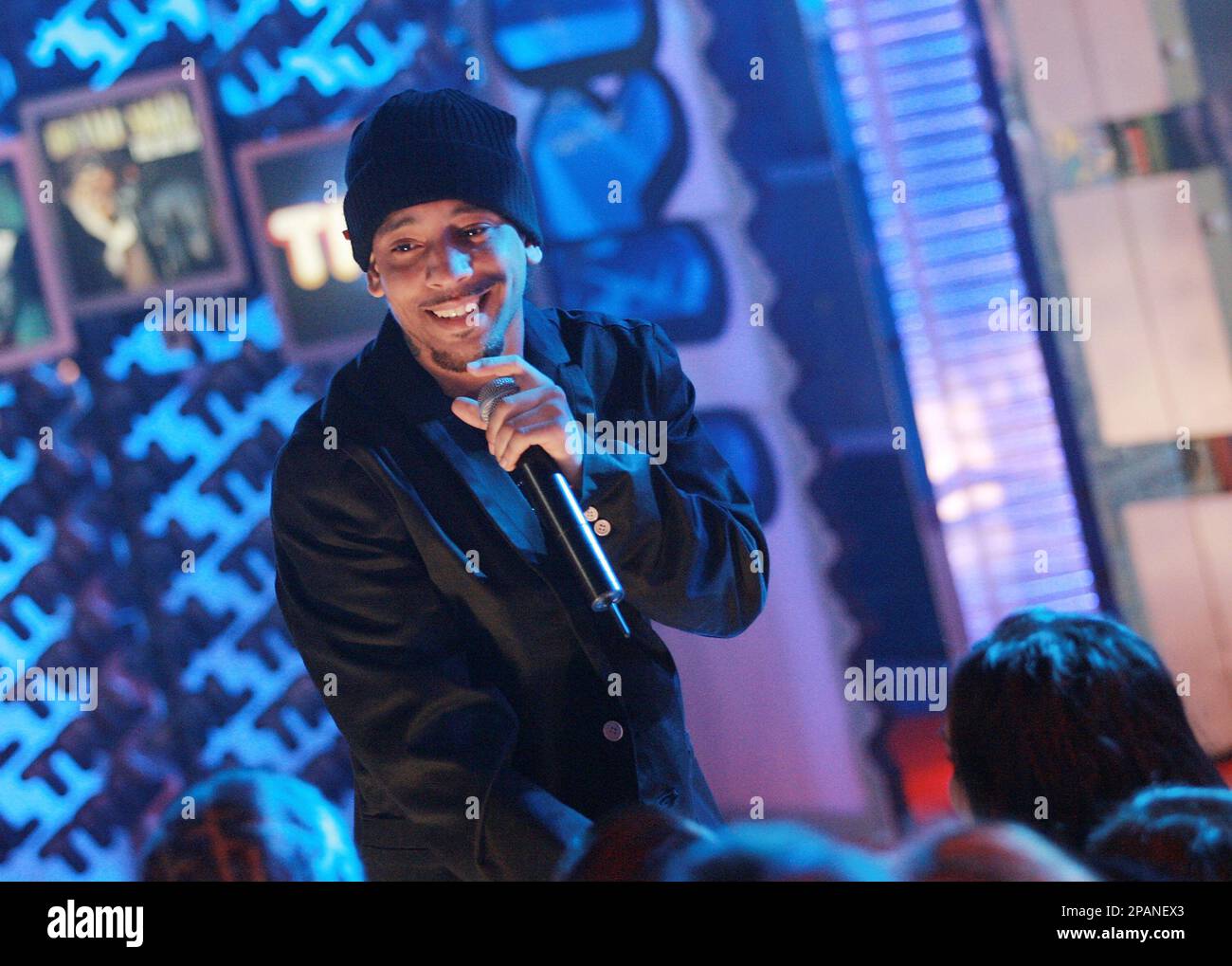 Singer J. Holiday performs during an appearance on MTV's "Total Request ...