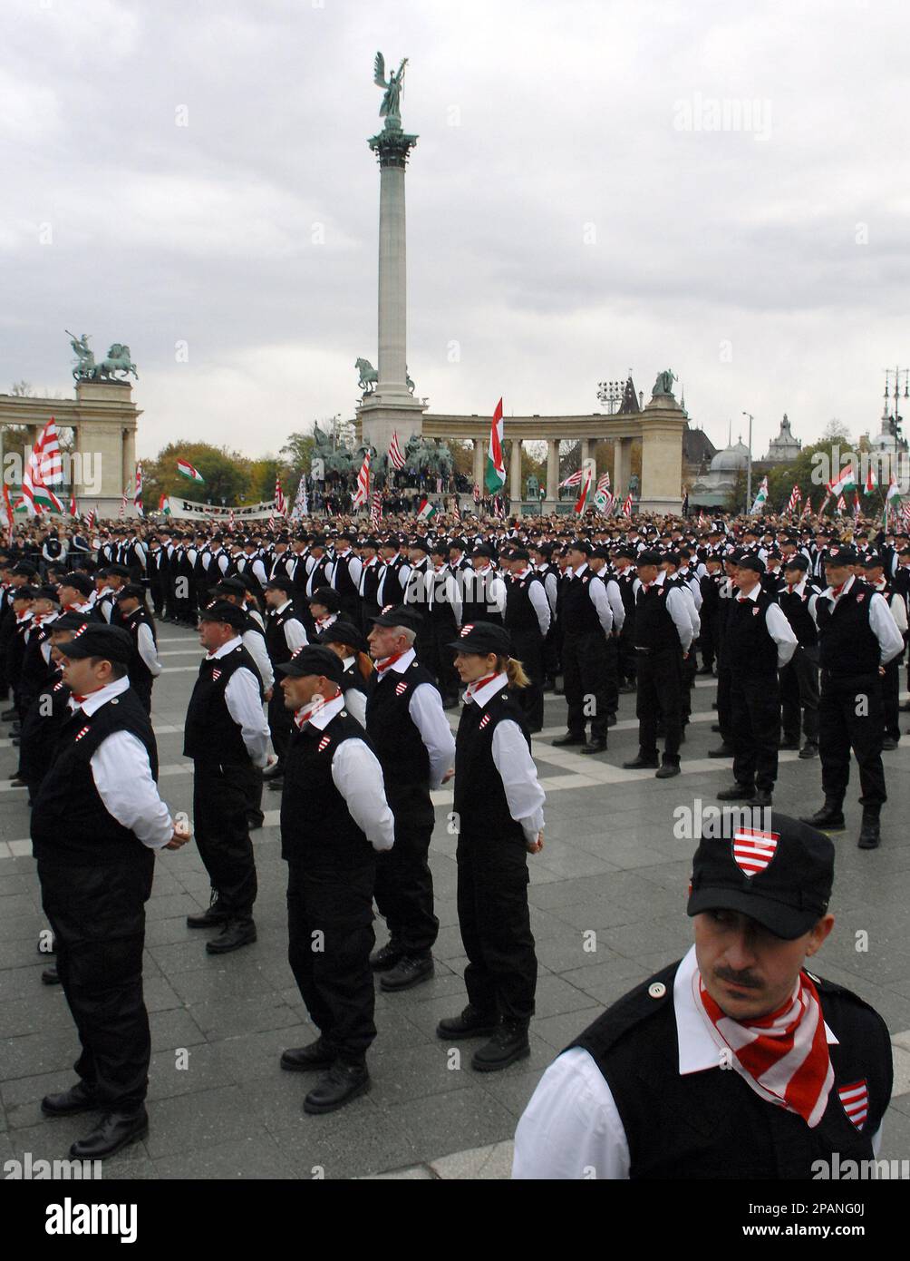 **FILE**Some of the new 600 members of the controversial new extreme ...