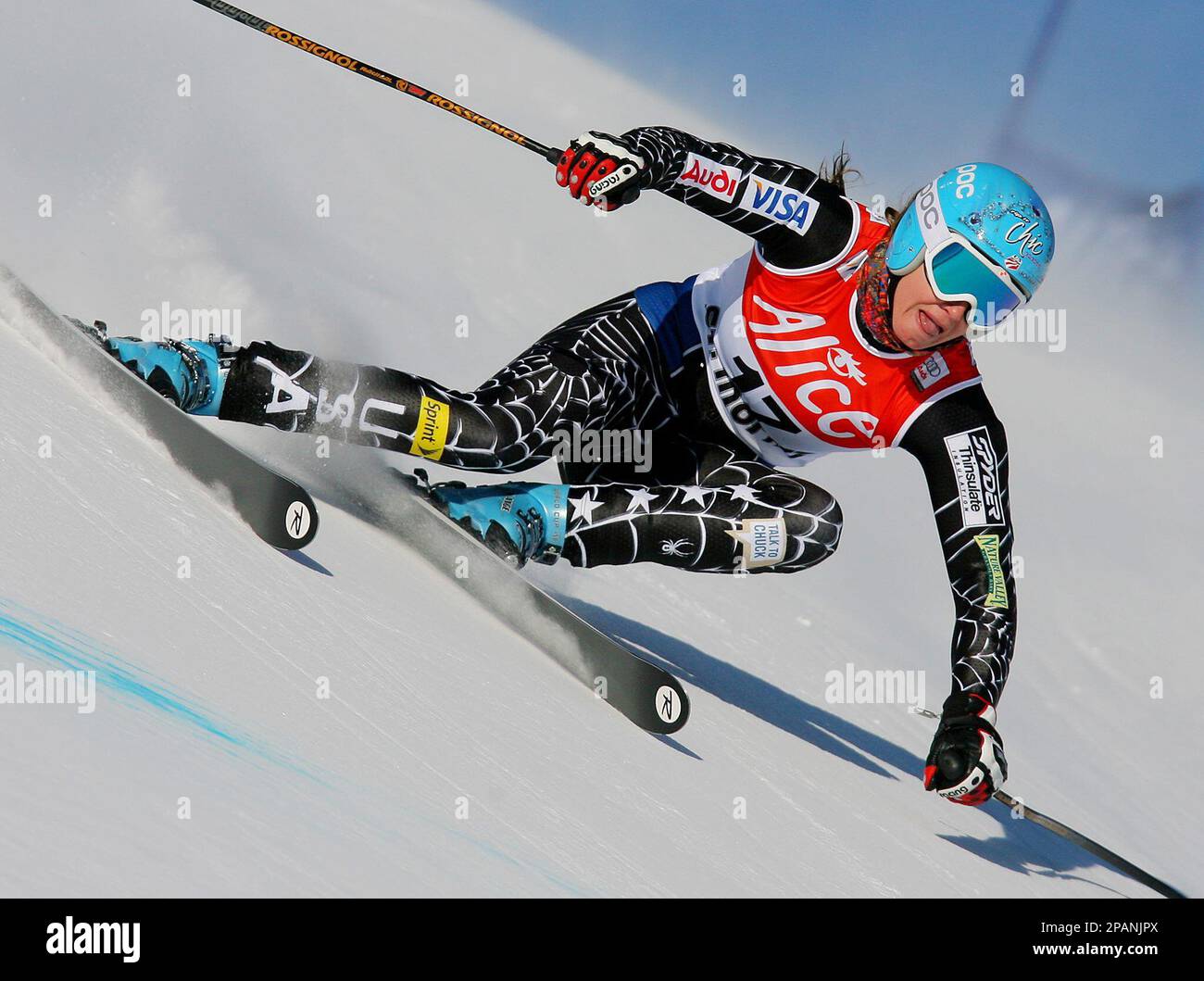 Julia Mancuso of the United States on her way to place 10th at the ...