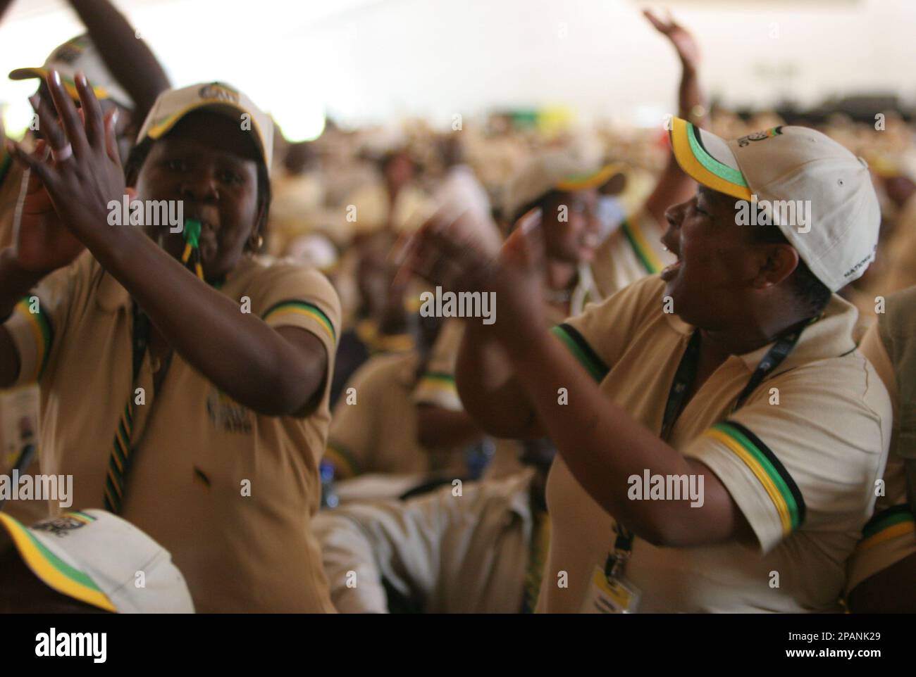 Delegates sing and dance at the opening session of the 52nd annual ...