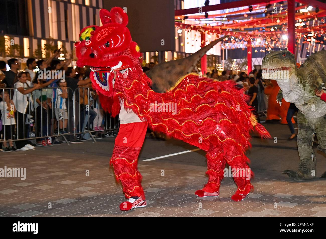Doha, Qatar. 11th Mar, 2023. Artists perform global street art ...