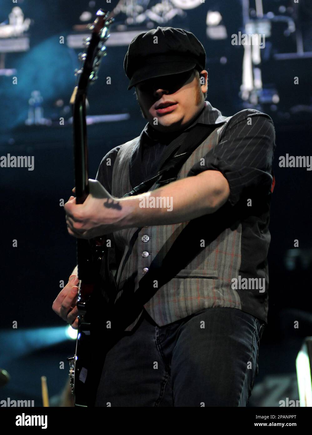 Singer Patrick Stump of the music group Fall Out Boy performs at the ...