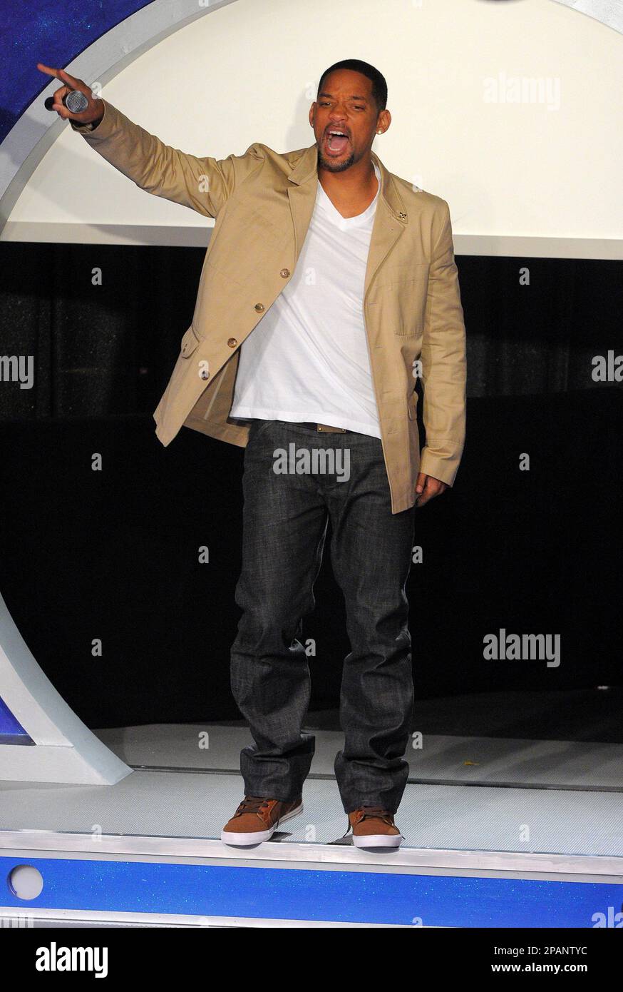 Actor Will Smith makes an appearance at CBS Studios for a taping of BET ...