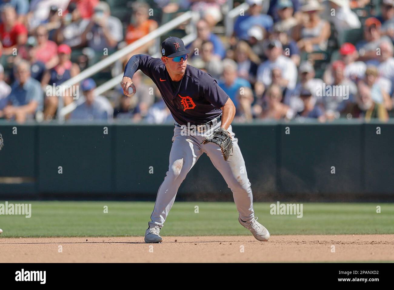 March 11 2023 North Port Fl Usa Detroit Tigers Second Baseman Cesar