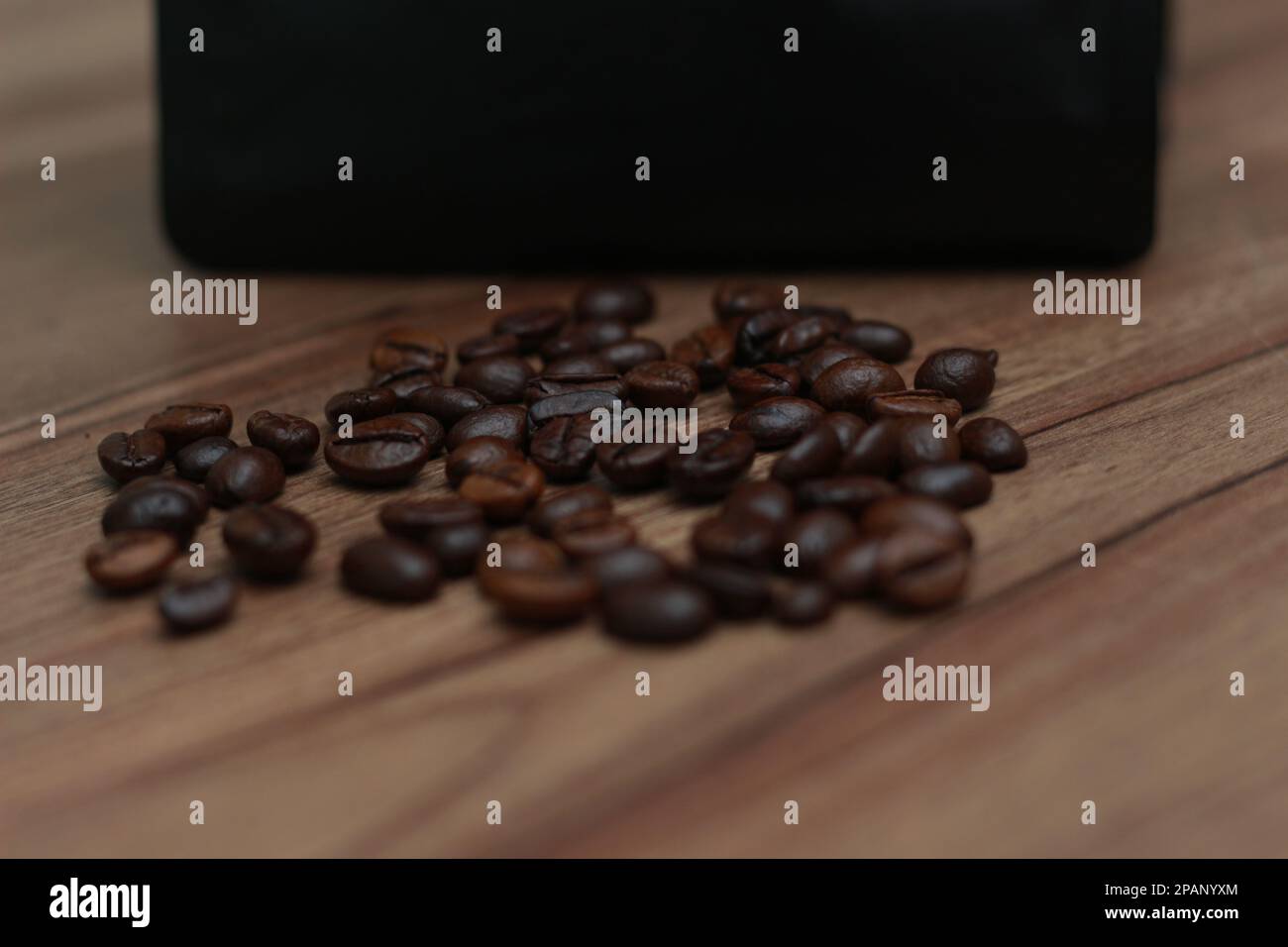 Detailed photo of coffee beans before being processed into a drink ...