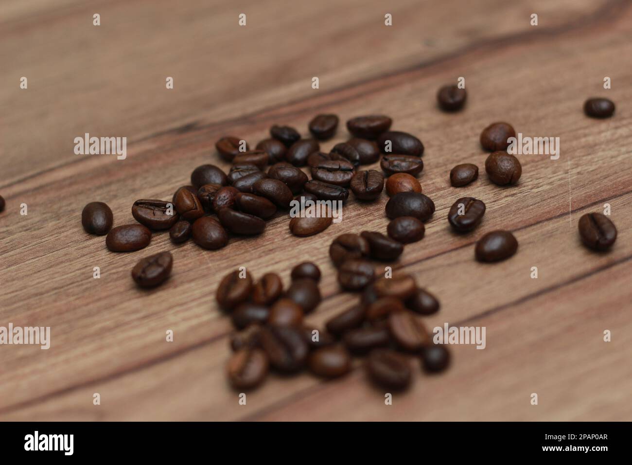 Detailed photo of coffee beans before being processed into a drink ...