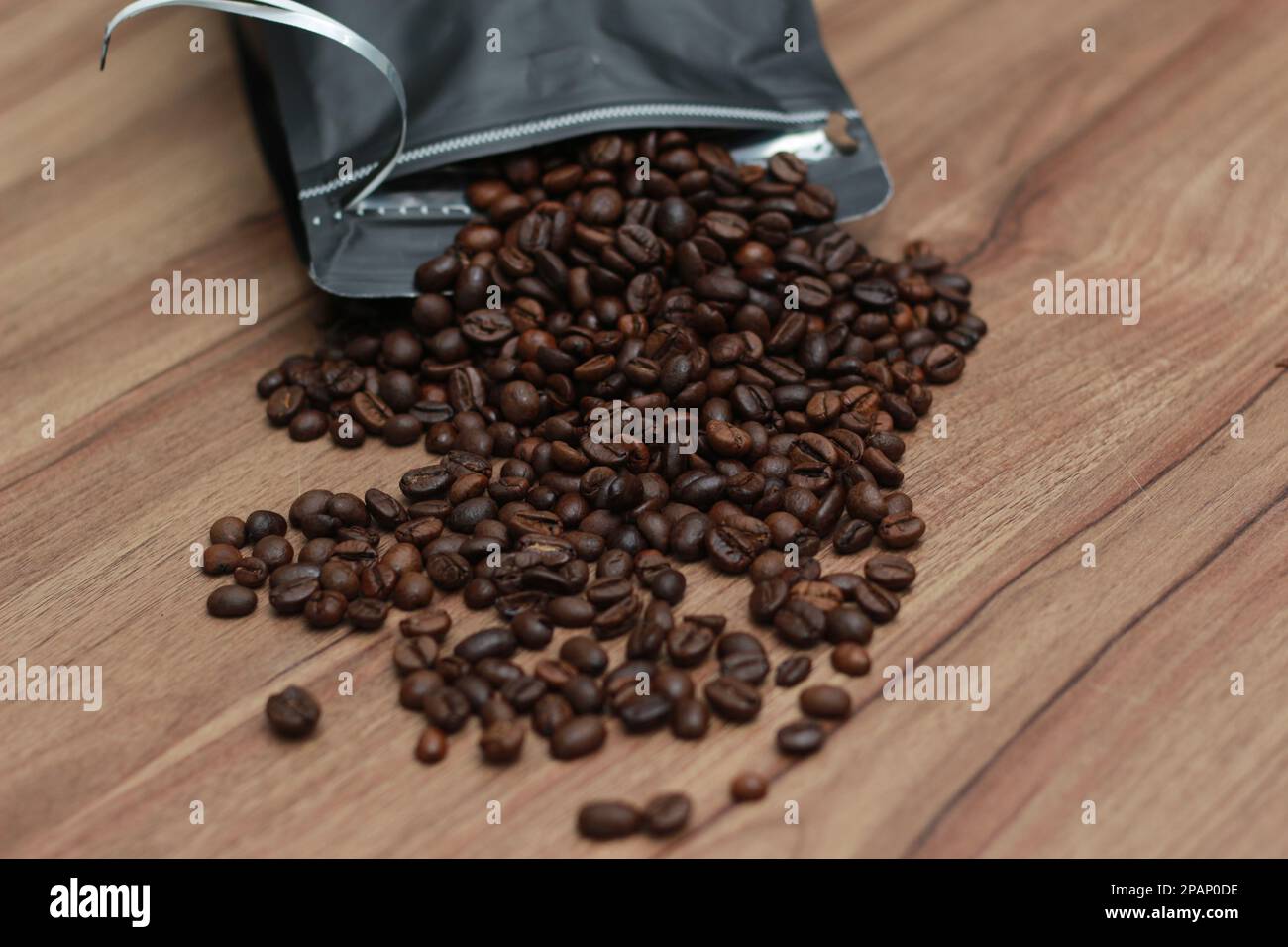 Detailed photo of coffee beans before being processed into a drink ...