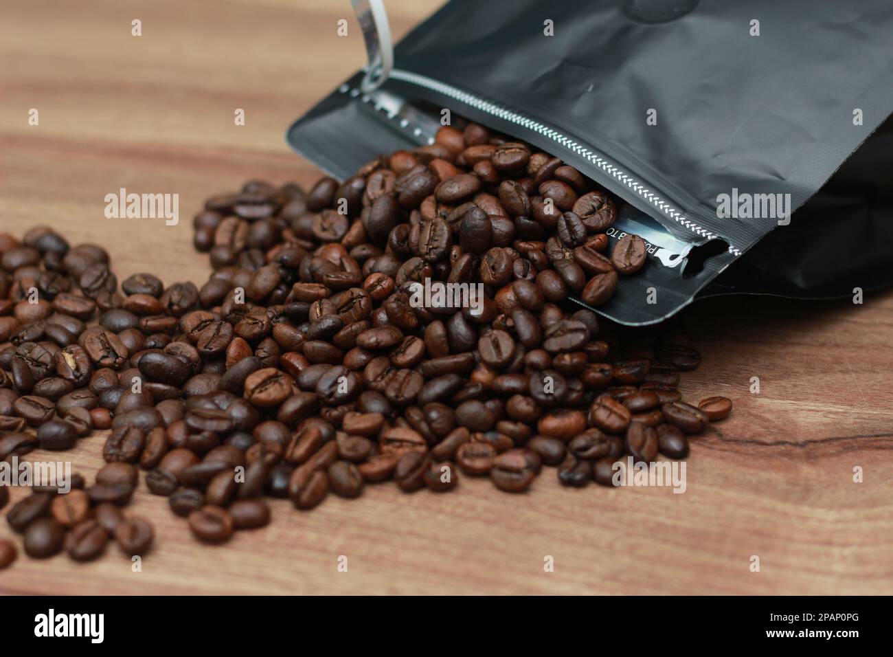 Detailed photo of coffee beans before being processed into a drink ...