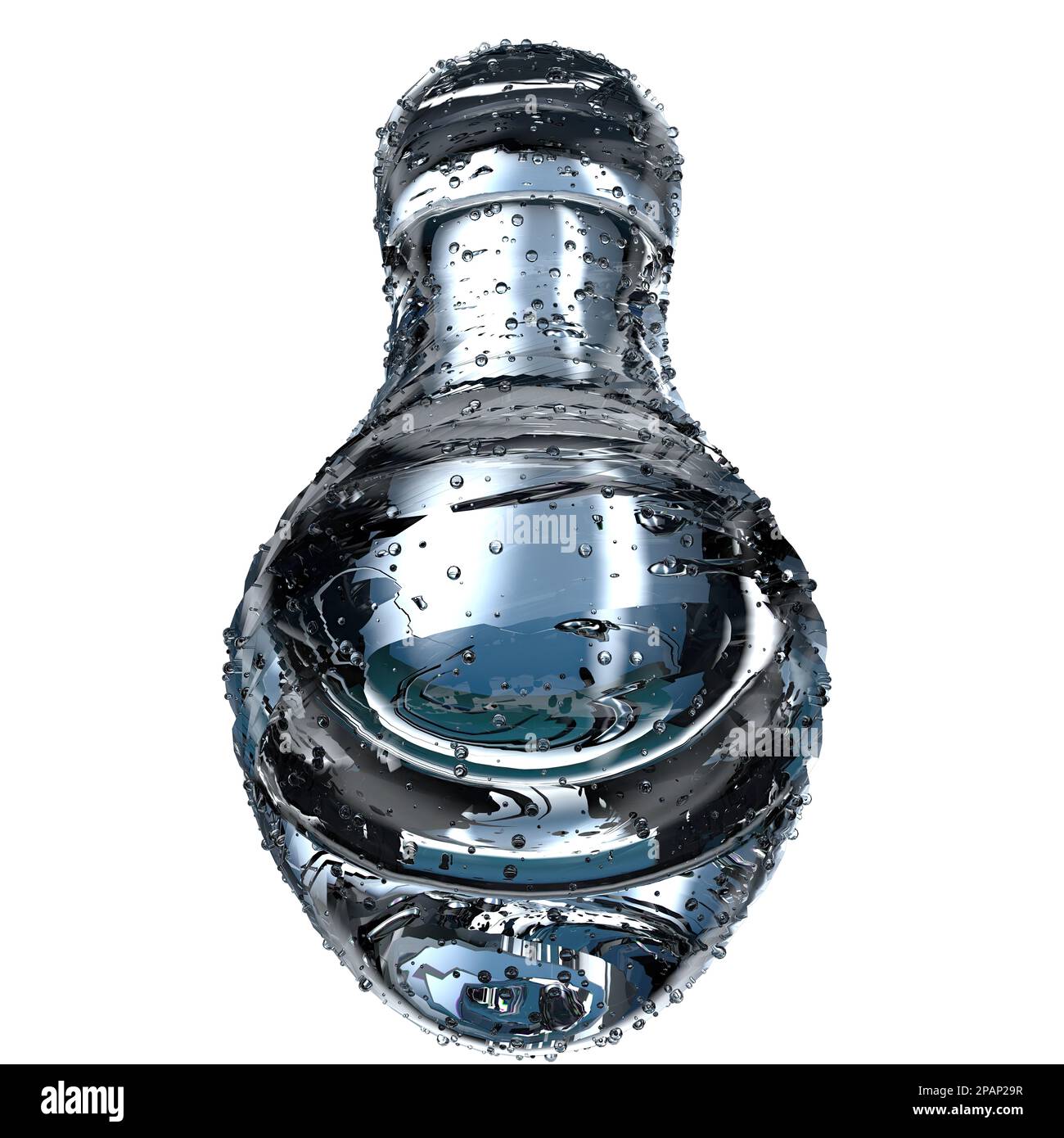 transparent glitter reflection and refraction polka dots isolated 3d ...