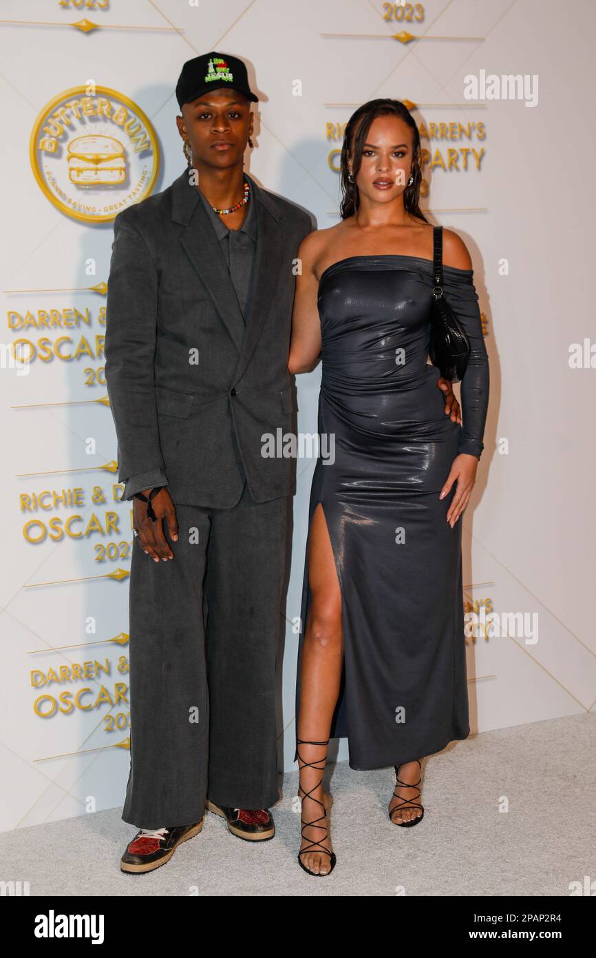 March 10, 2023, LOS ANGELES, CALIFORNIA, USA: MYLES ONEAL and ANGELICA ...