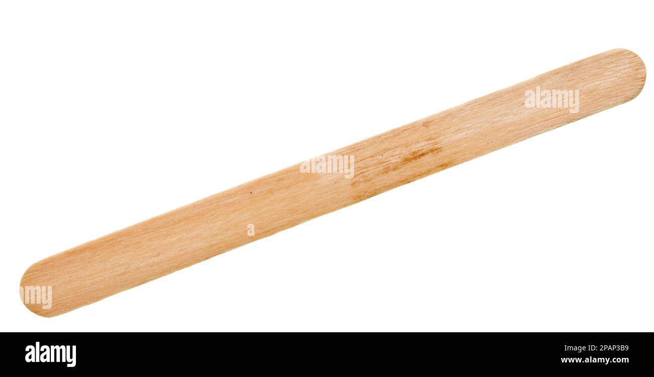 Ice cream stick isolated on white background Stock Photo - Alamy