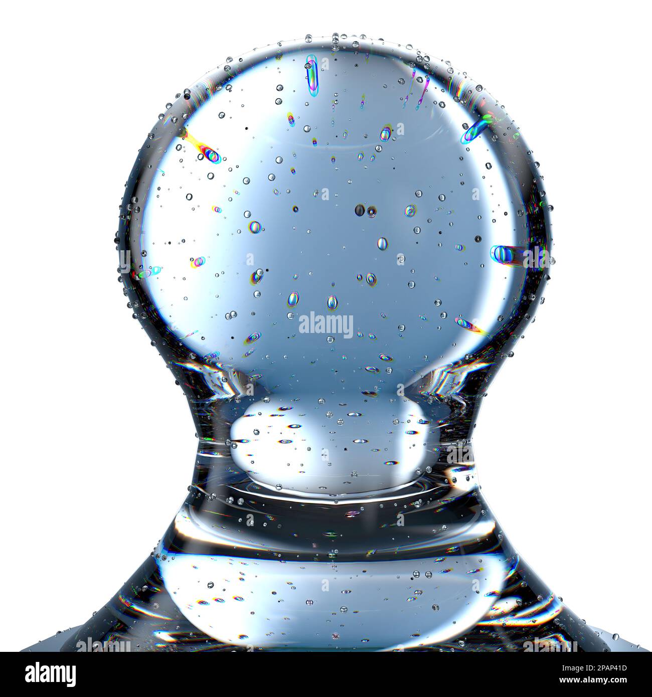 Fresh and clean graphic design element material with transparent splashing water droplets and ...