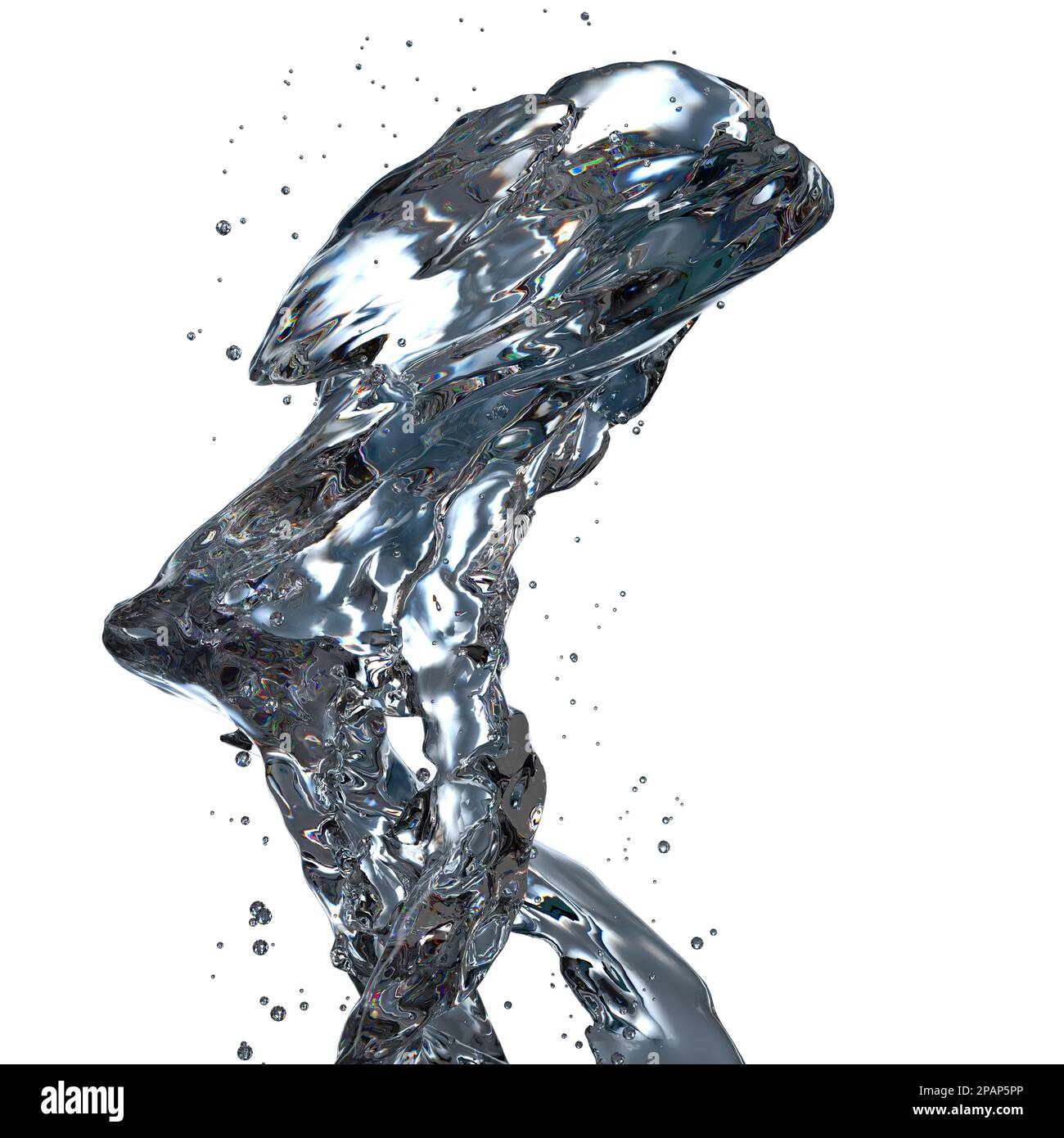 Fresh and clean graphic design element material of transparent organic ...