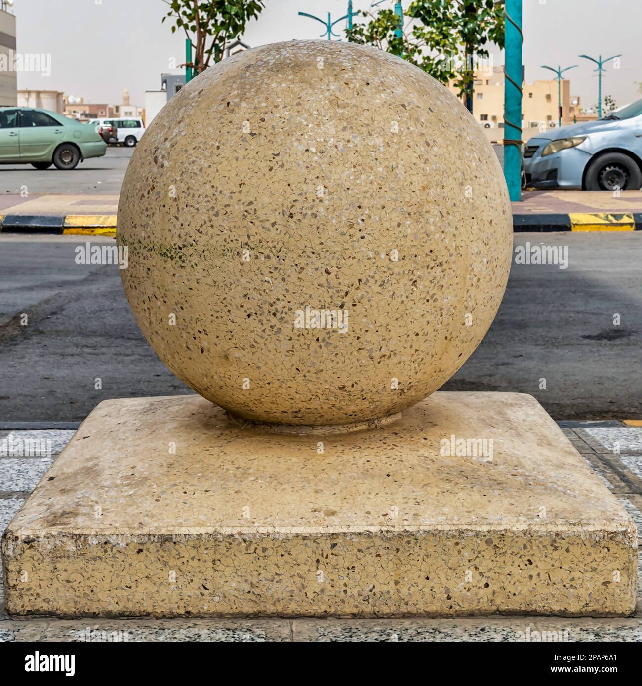 Concrete bollards hi-res stock photography and images - Alamy