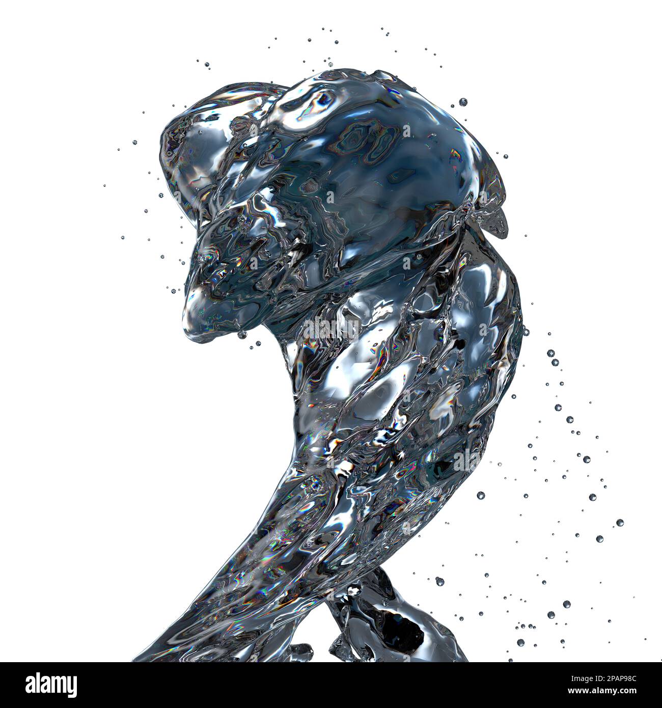 Rising lake water background view Cut Out Stock Images & Pictures - Alamy