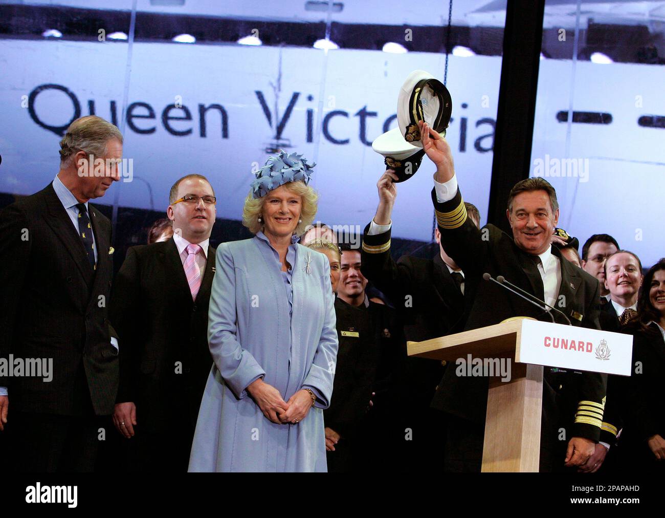 The Duchess of Cornwall and The Prince of Wales with Captain Paul ...