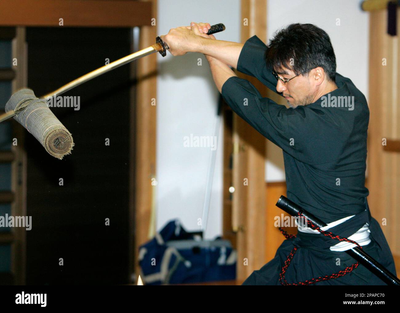 ** FOR JAPAN SAMURAI SWORD STORY ** Makoto Kanazawa, one of the ...