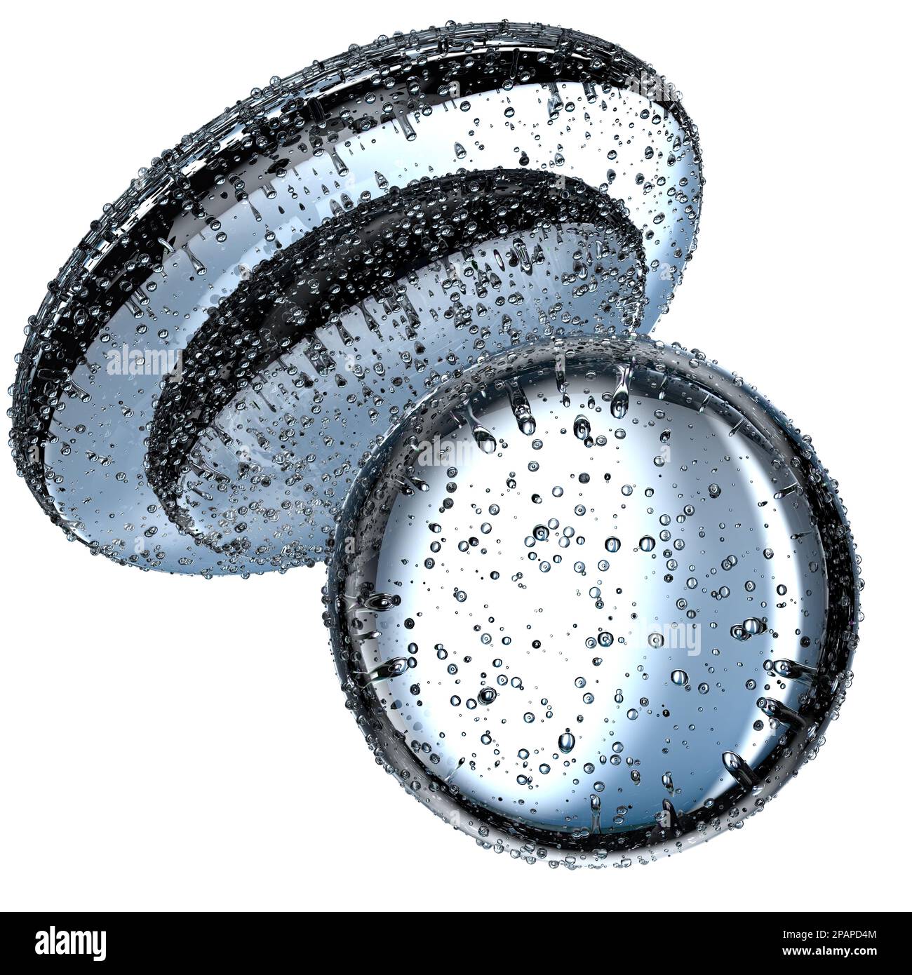 Wet lens texture Cut Out Stock Images & Pictures - Alamy