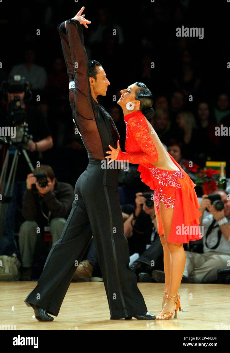 Lithuanian dancers,Andrius Kandelis and Egle Visockaite-Kandelis ...