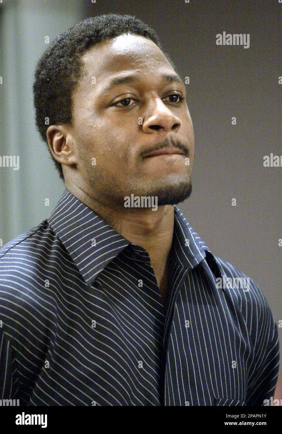 Tennessee Titans cornerback Adam "Pacman" Jones stands in a courtroom ...