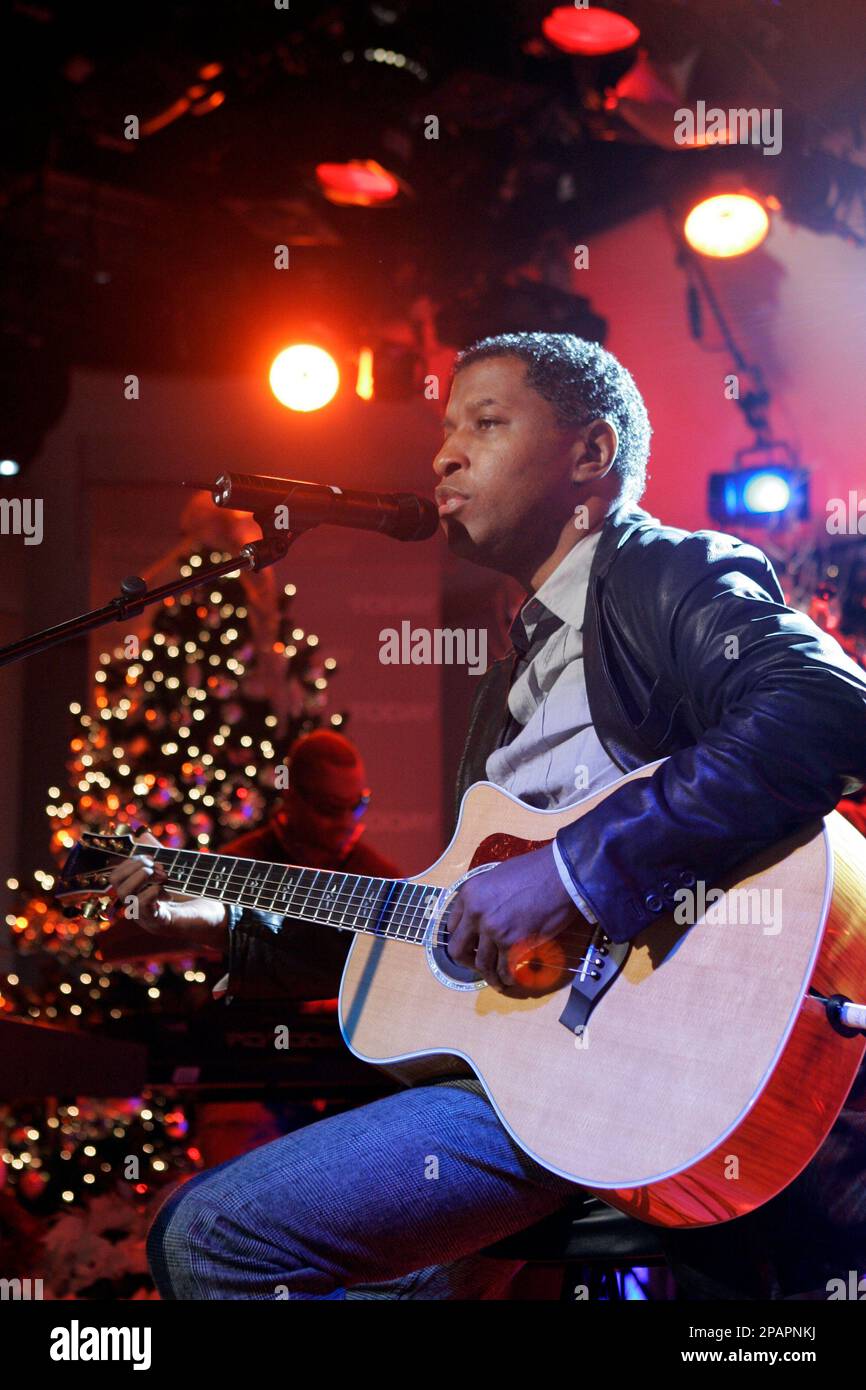 Kenny "Babyface" Edmonds performs during a taping of the NBC "Today ...