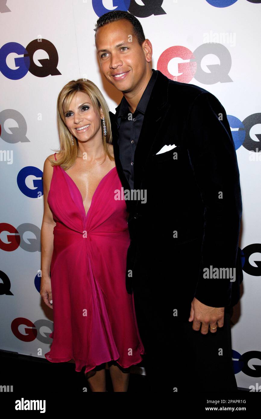 New York Yankees baseball player Alex Rodriguez, an honoree at GQ ...