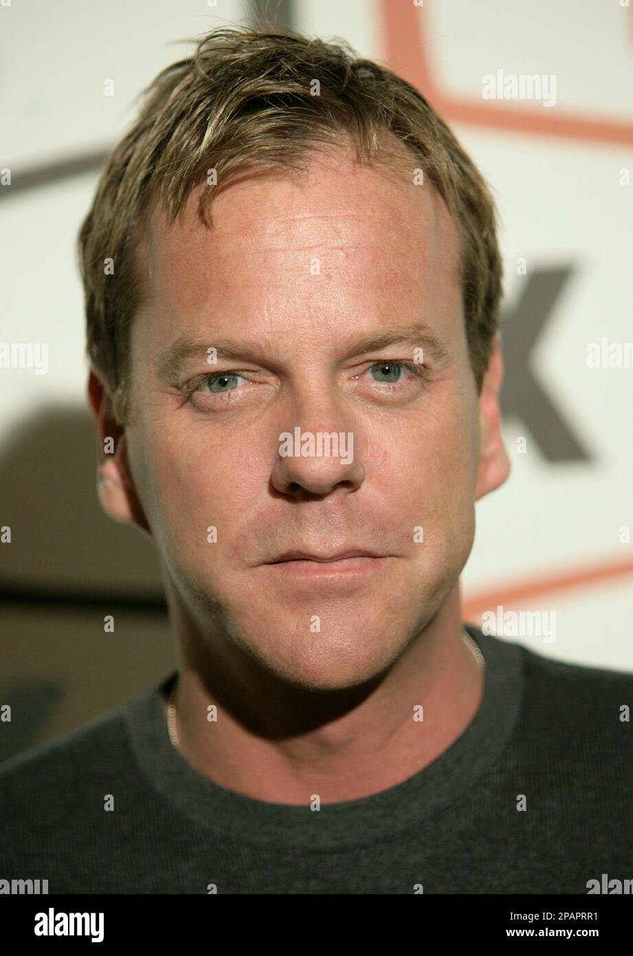 **FILE** Kiefer Sutherland arrives at a party in Los Angeles in this ...