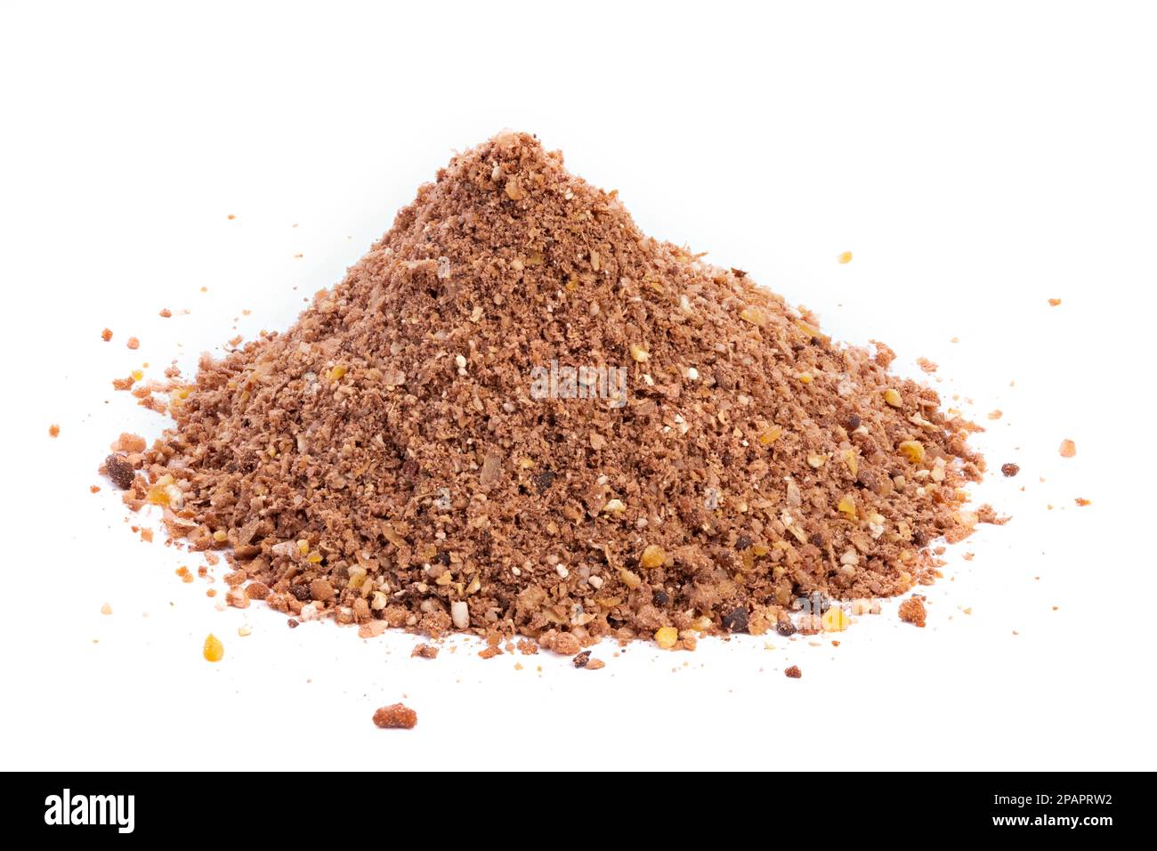 Fish food for feeder fishing on white background Stock Photo - Alamy